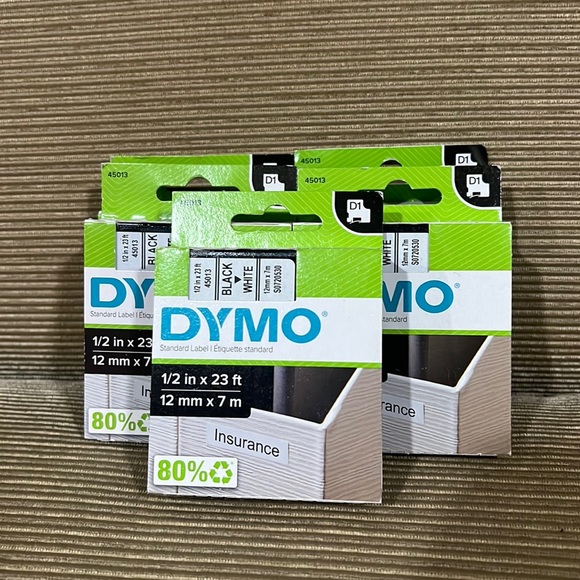 Dymo | Office | New Dymo Standard D Labeling Tape Bundle Of 5 | Poshmark